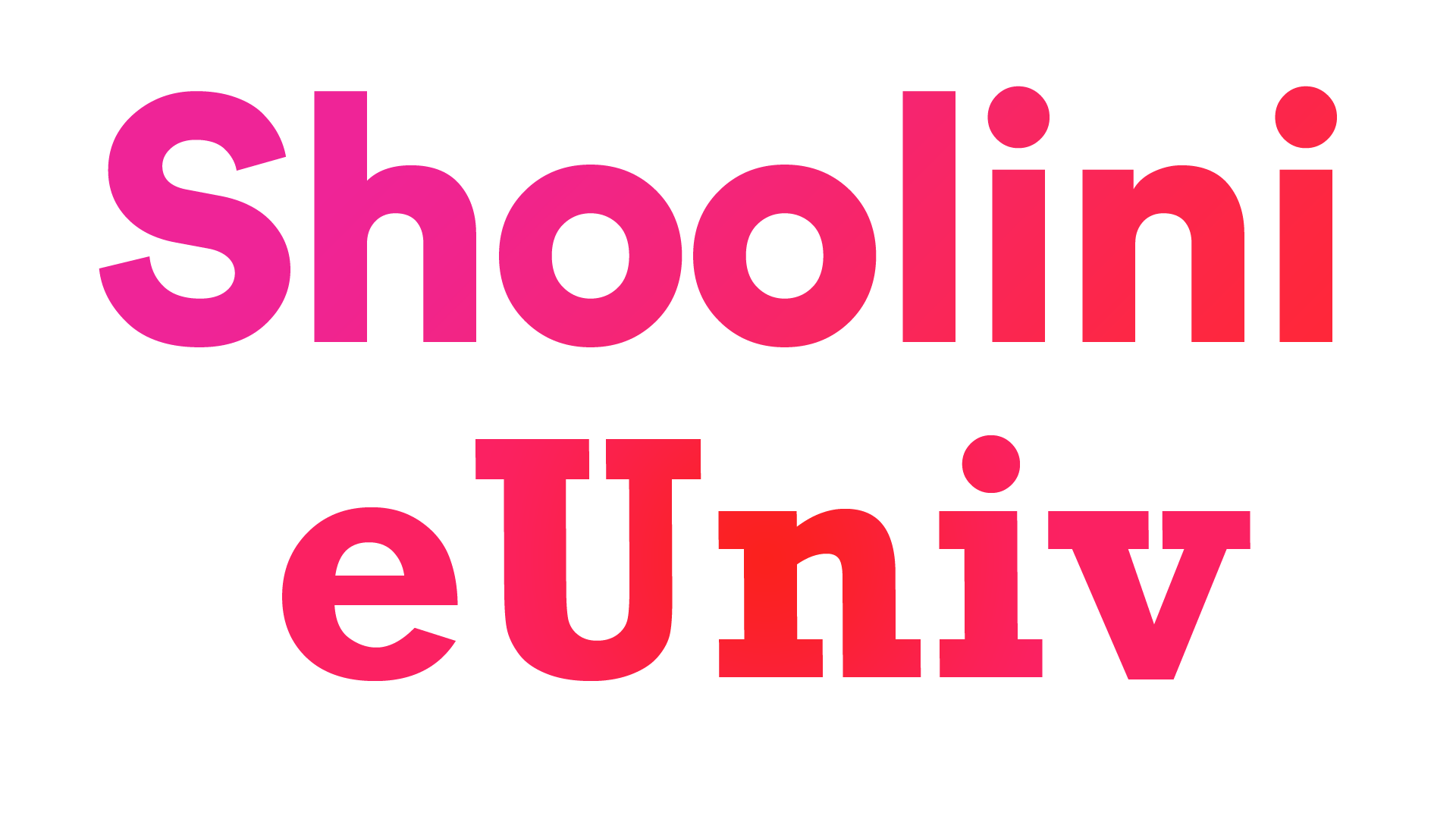 Shoolini University Online Learning